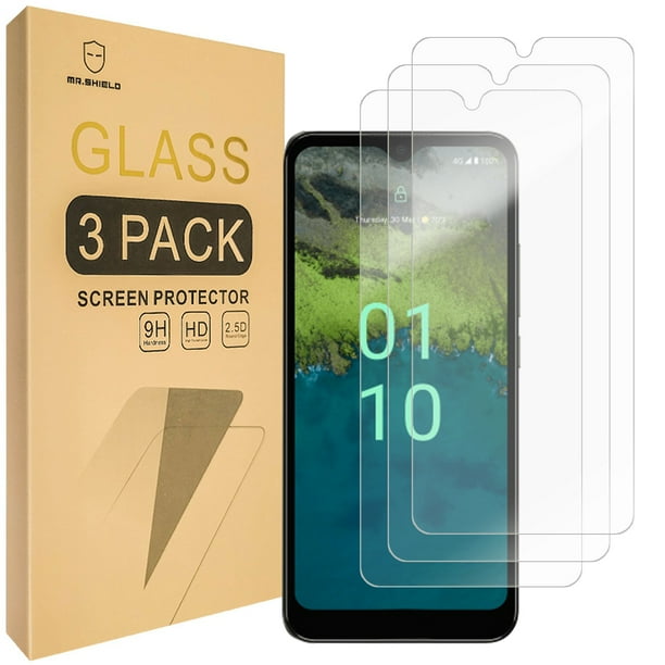Mr.Shield [3-Pack] Screen Protector For Nokia C110 [Tempered Glass ...
