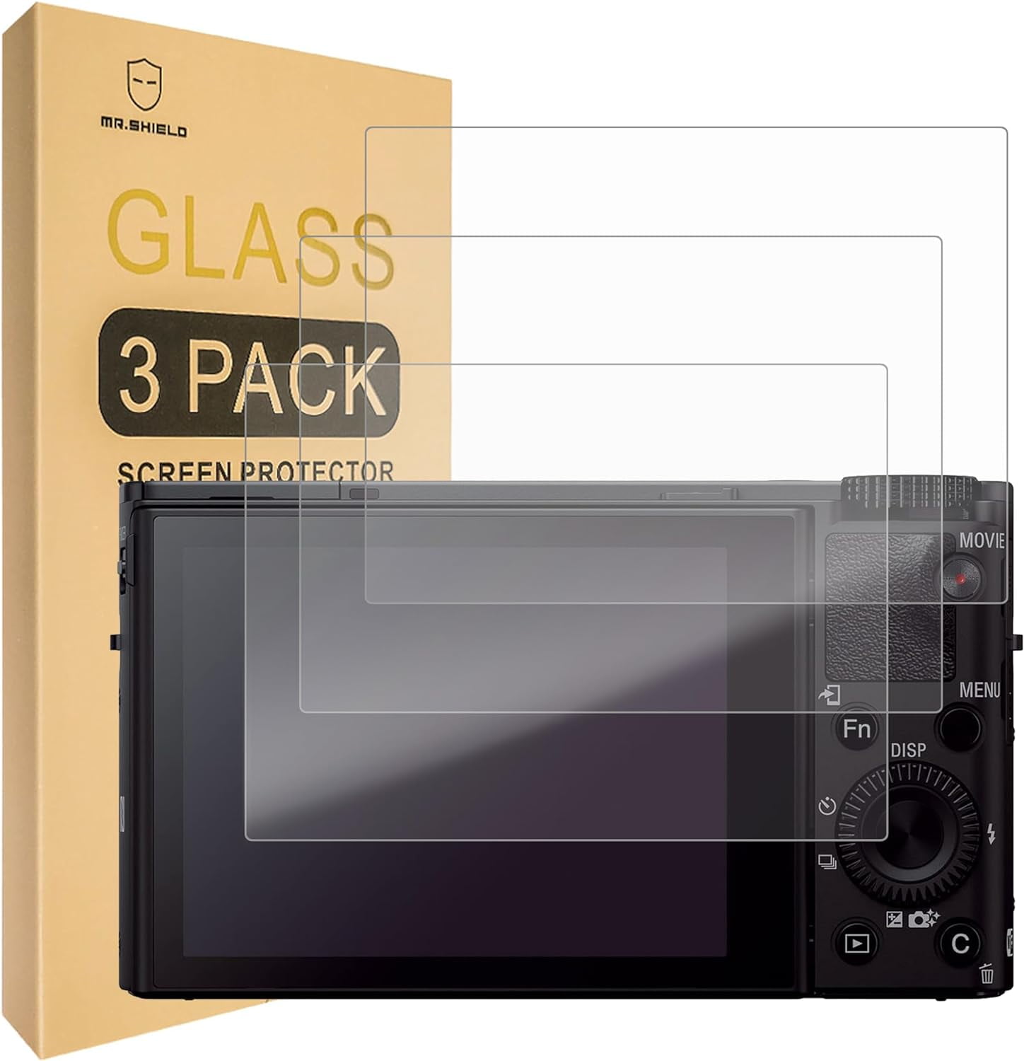 Mr.Shield [3-Pack] Screen Protector For Sony RX100VI RX100V RX100IV ...