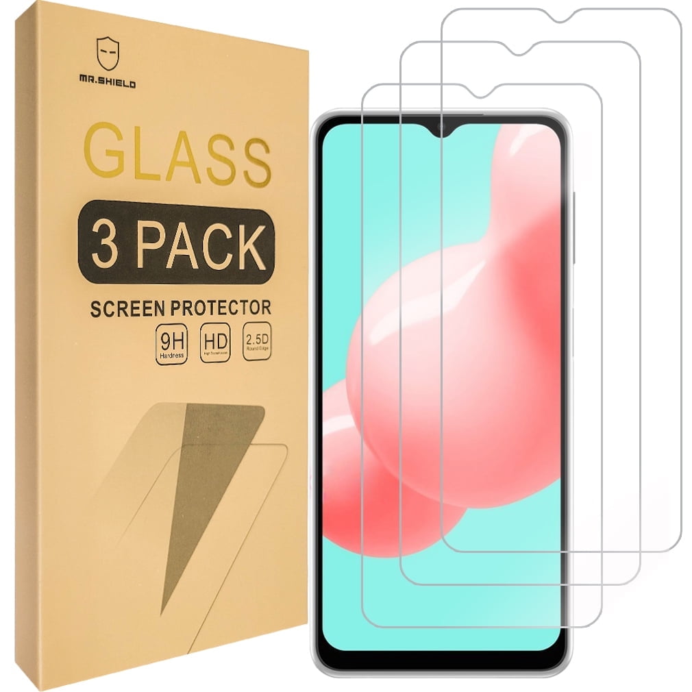 Mr.Shield [3-Pack] Screen Protector For Samsung Galaxy A32 5G [NOT fit For 4G Version] [Tempered ...