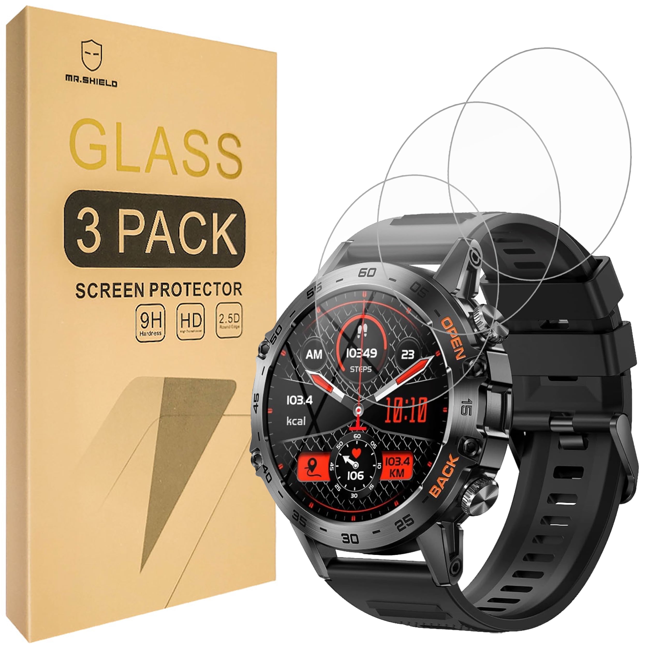 Mr.Shield Screen Protector compatible with ESFOE K52 / SUNKTA K52 / Linwear K52 / ATEVENSE K52 ...