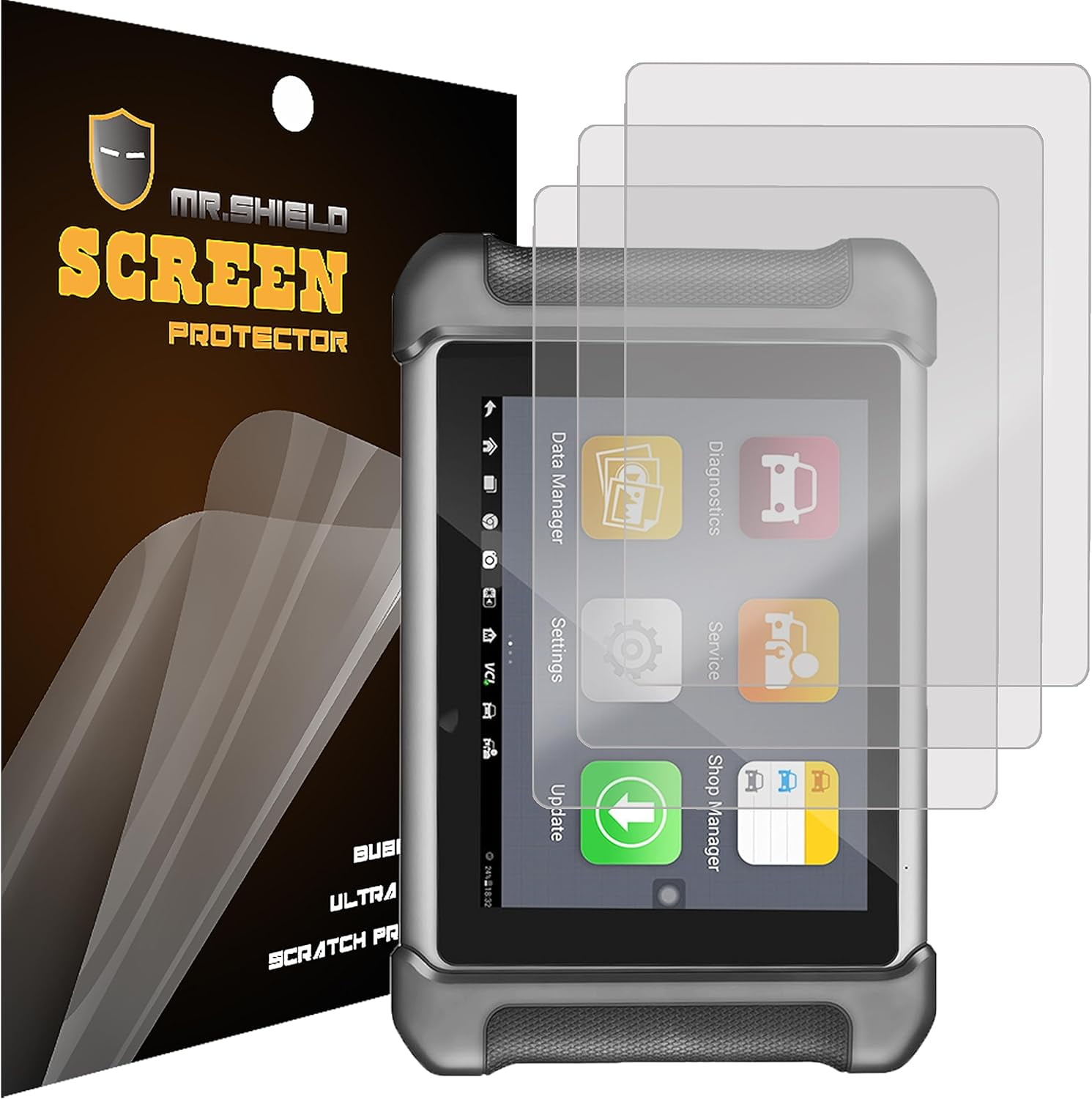 Mr.Shield Screen Protector compatible with Autel MaxiSys MS906BT/MS906/MS906TS, Autel MS906CV ...