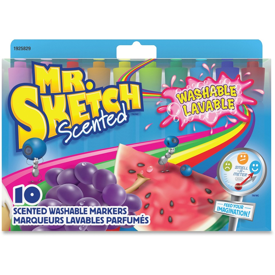Mr. Sketch 1925829 Scented Washable Markers - 10-Count (Pack of 1 ...