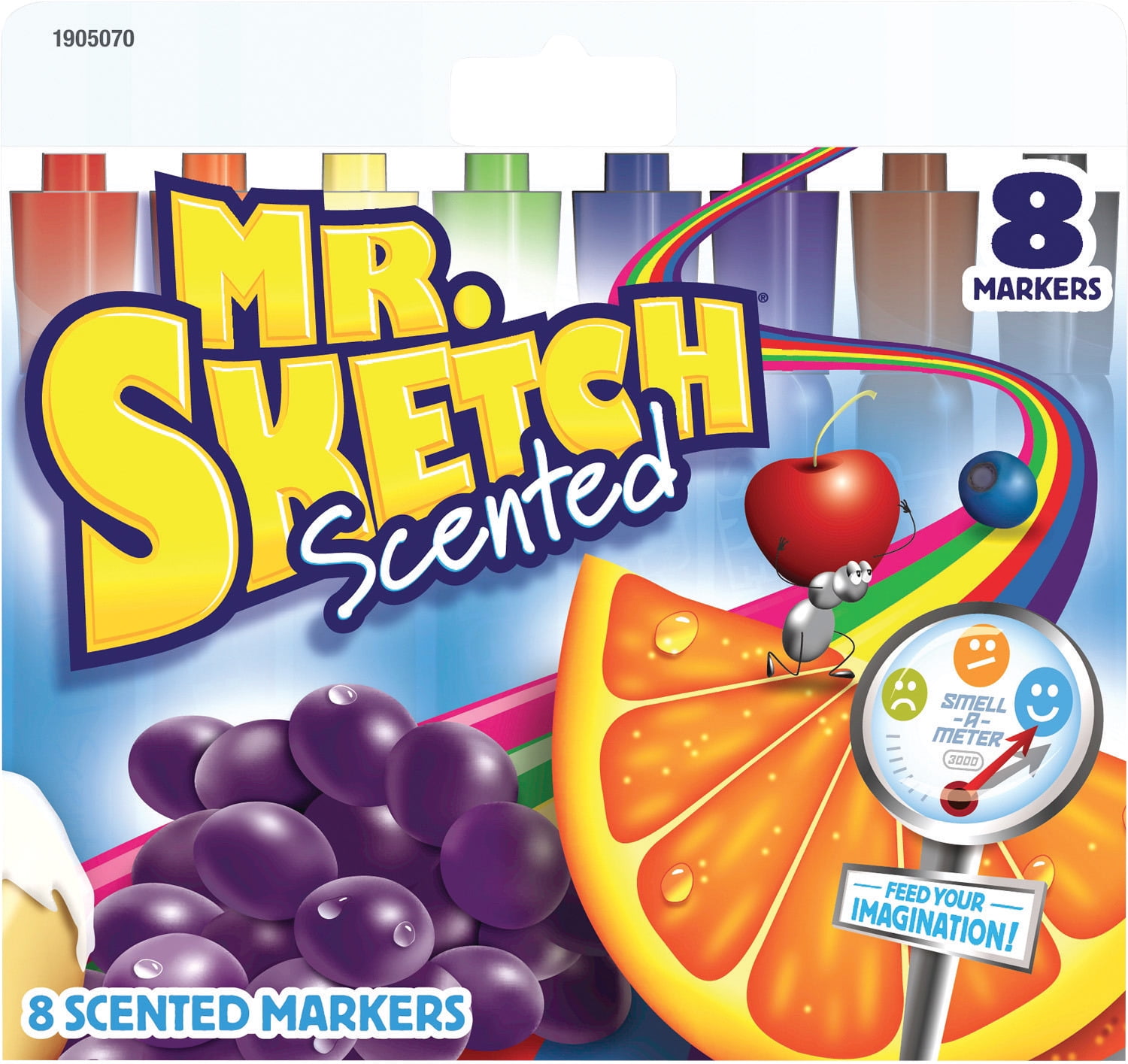 Mr. Sketch Washable Scented Chisel Tip Marker Set, Bold Colored, 8 ...
