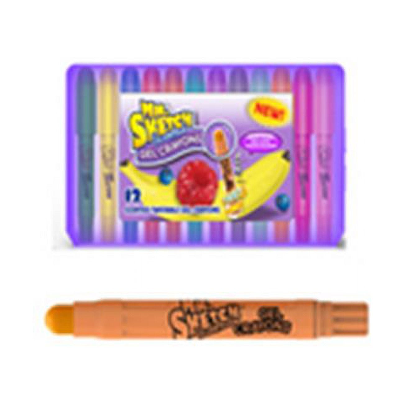 Mr. Sketch Scented Twistable Gel Crayons, Pack of 6 - Walmart.com