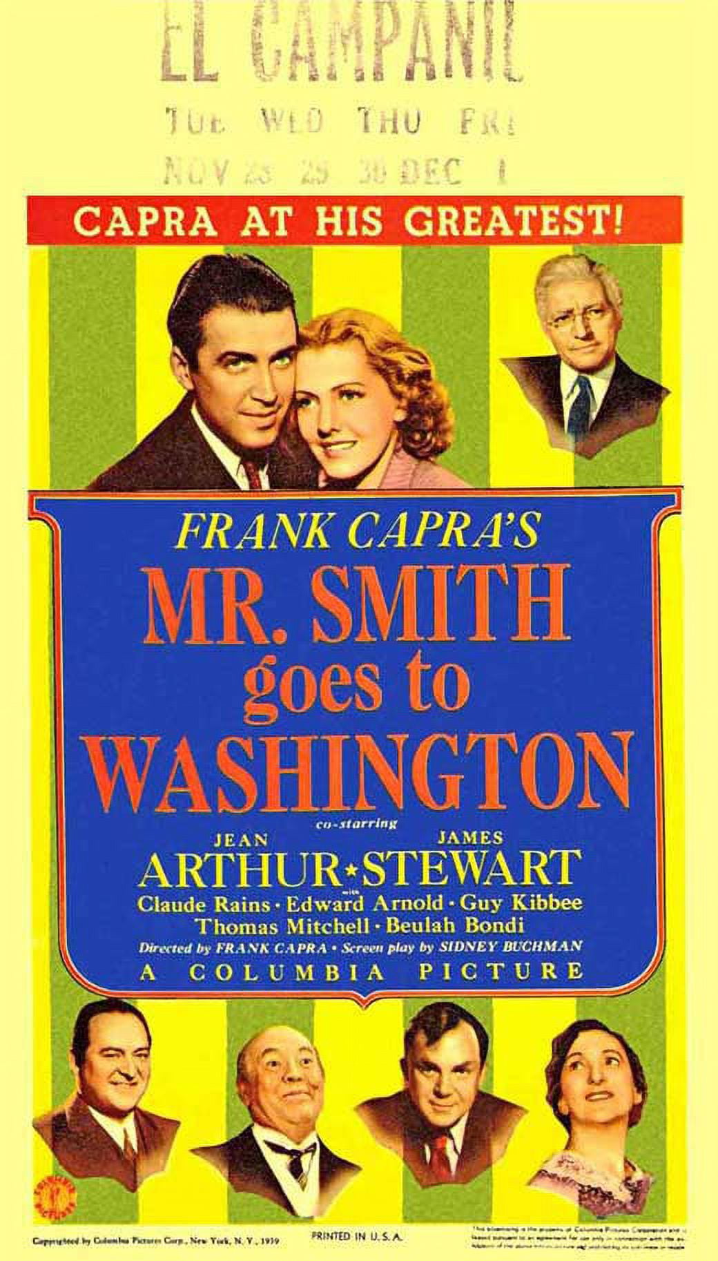 Mr. Smith Goes to Washington - movie POSTER (Style D) (27" x 40") (1939 ...