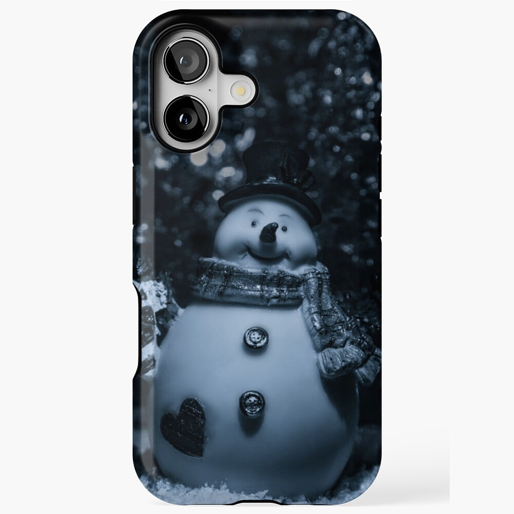 Mr Snowman Cute Winter Holiday Character Themed Graphic Design iPhone ...