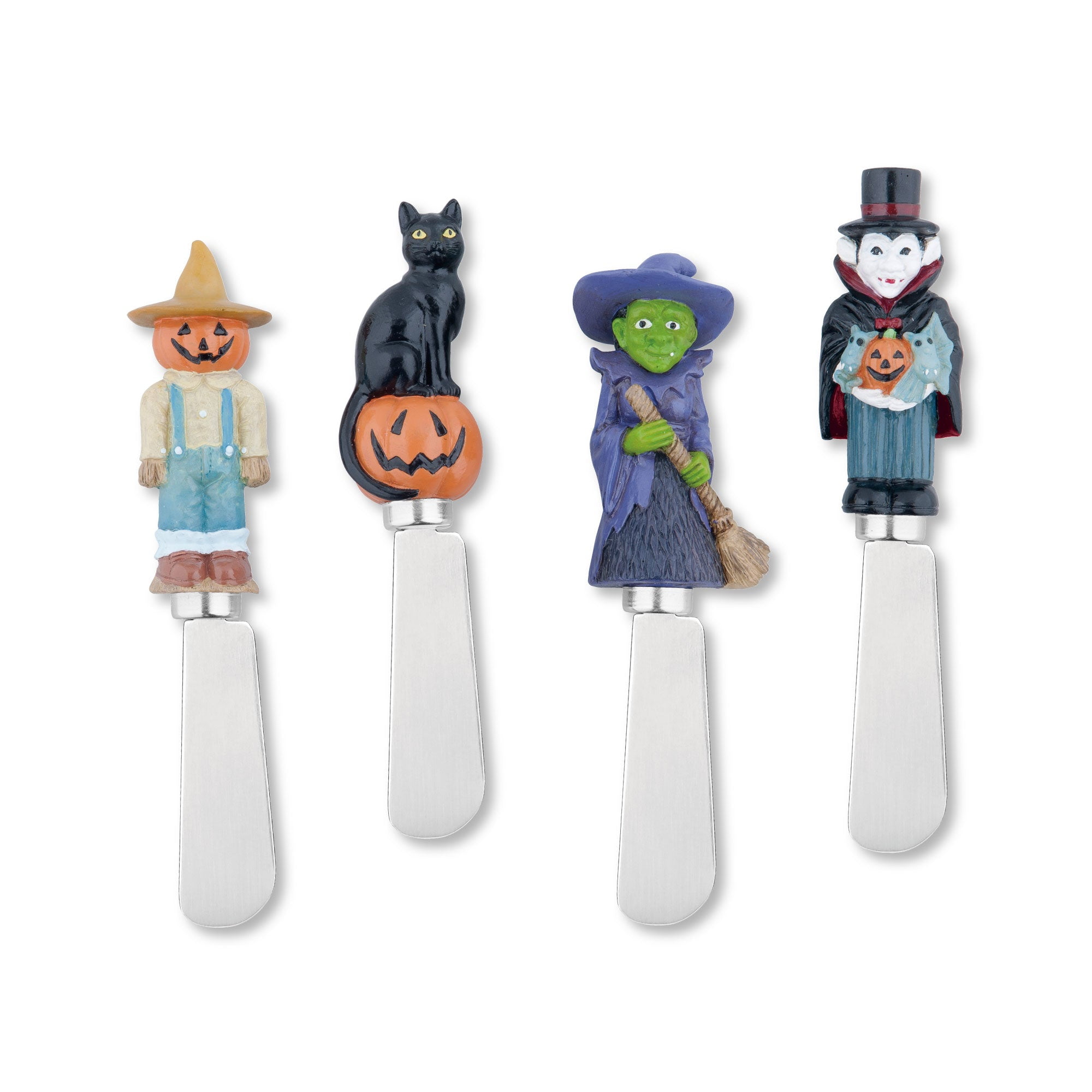 Mr. Spreader 4-Piece Hand Painted Resin Handle with Stainless Steel ...