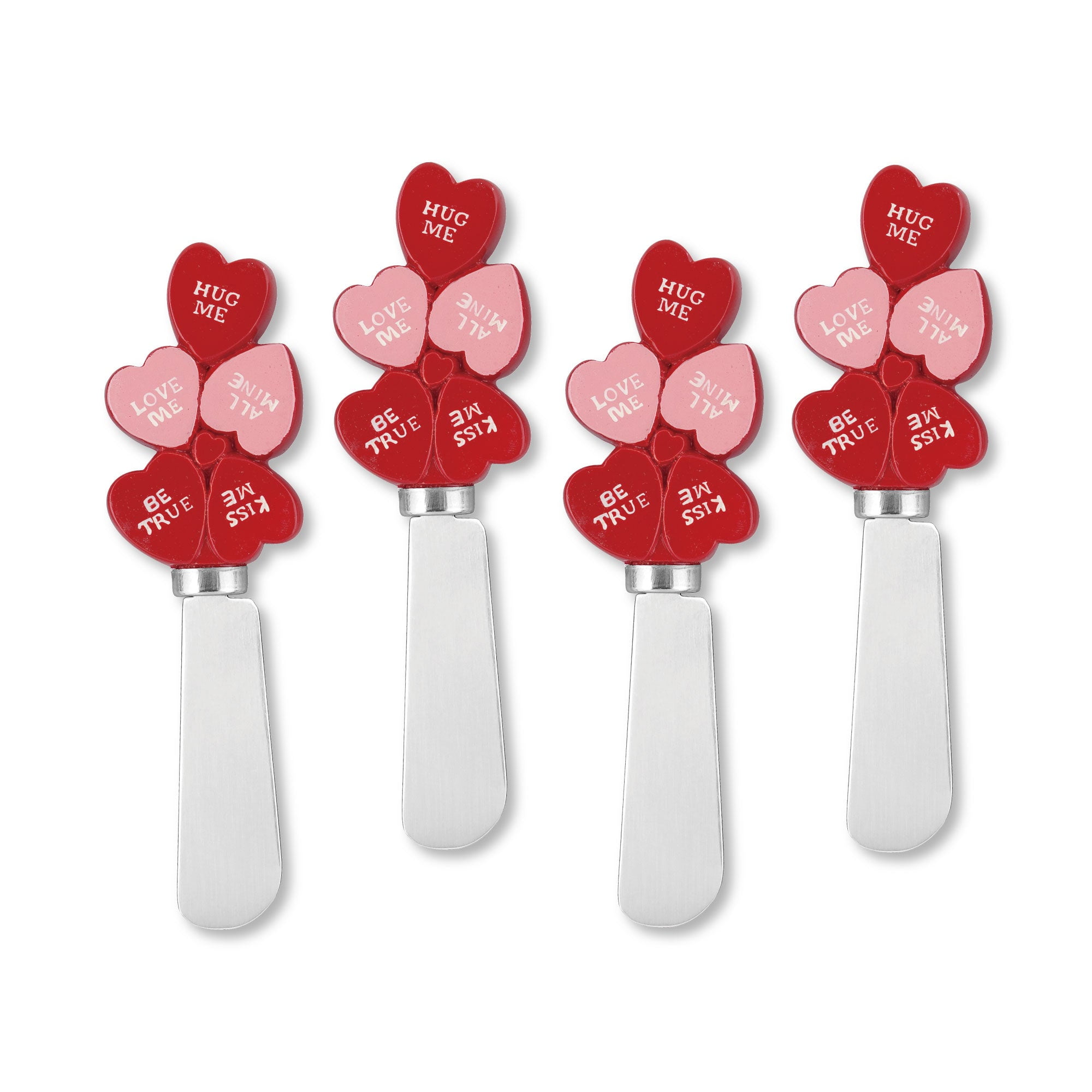 Mr. Spreader 4-Piece Hand Painted Resin Handle with Stainless Steel ...