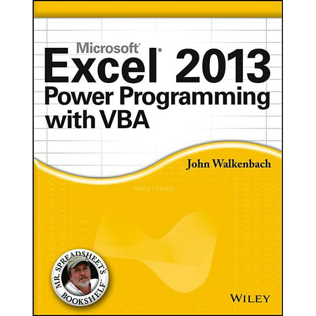 Mr. Spreadsheet's Bookshelf: Microsoft Excel 2013 Power Programming with VBA (Paperback ...
