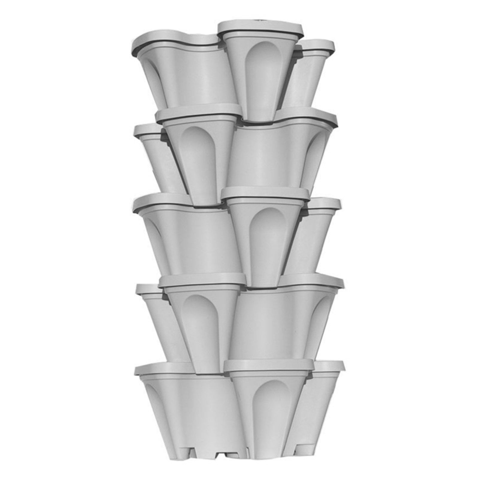 Mr Stacky Large 64 qt. Vertical Garden Planter - Set of 5 - Walmart.com