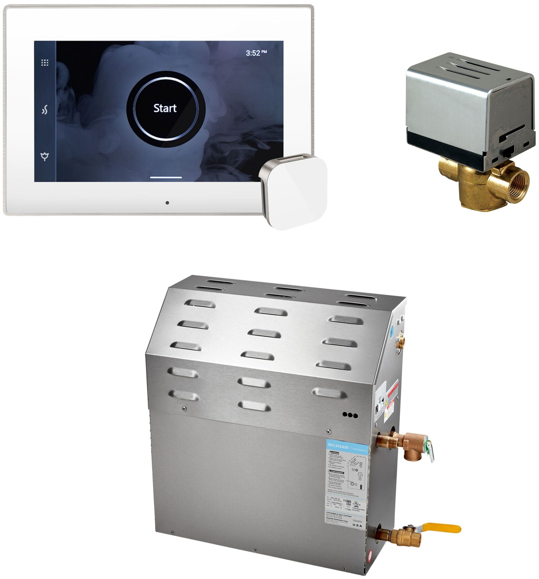 Mr Steam 10C1bn000 Isteamx Steam Shower 10Kw Generator Package - White - Walmart.com