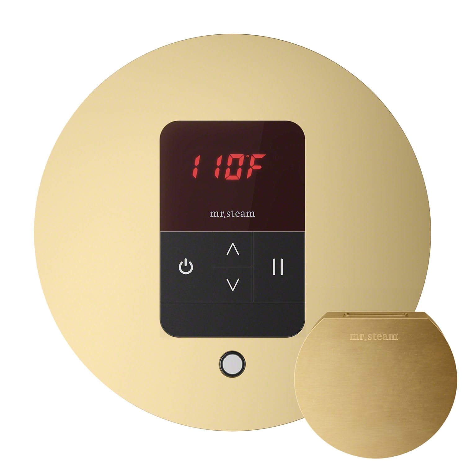 Mr Steam Msitempord Itempo Digital Steam Shower Control Unit - Brass ...
