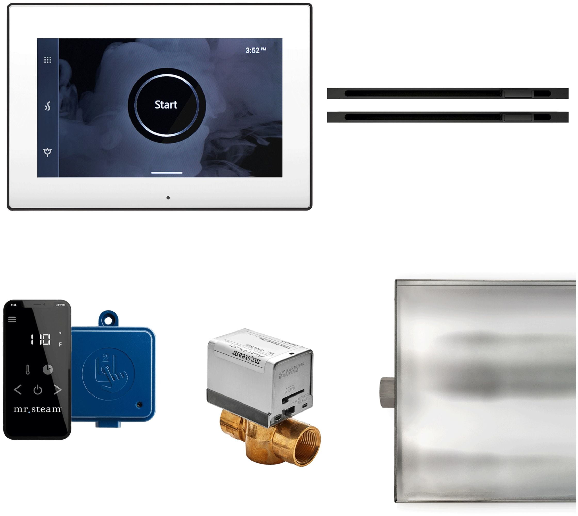 Mr Steam Xbtlrxl Xbutler Max Linear Steam Shower Control Package ...