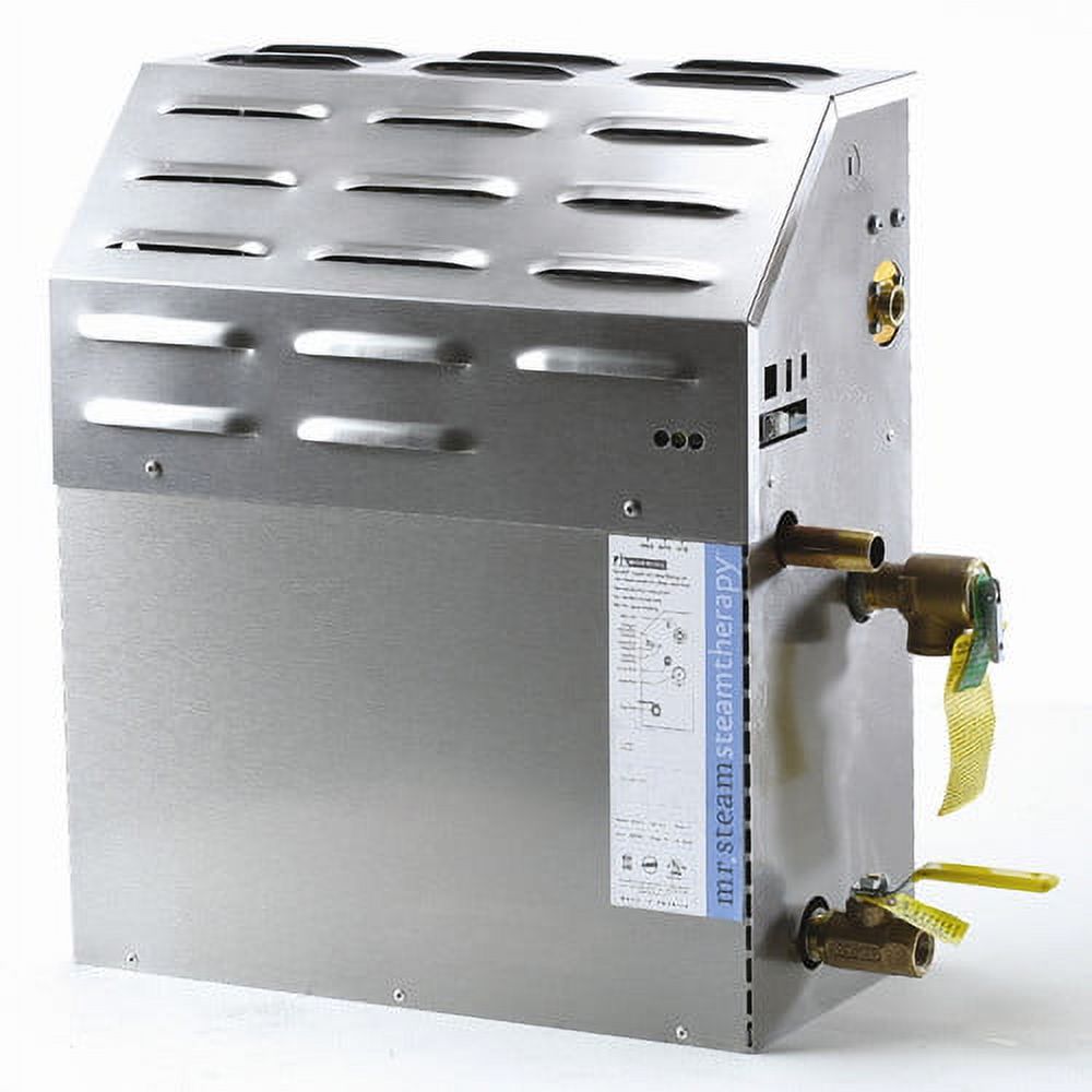 SaunaCore KWS7.5 SS 7500 Watts Single Phase SPA II Series Steam Bath ...