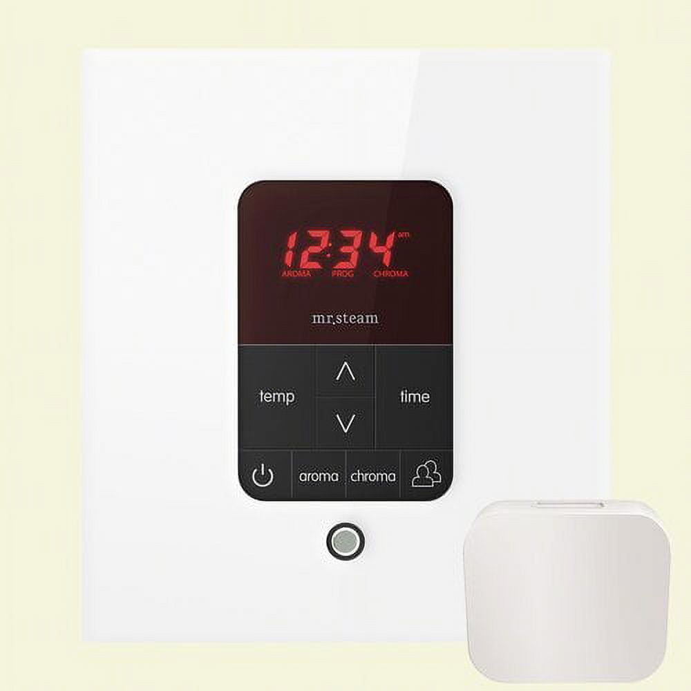 Mr. Steam iTempo Plus Steam Generator Control an Steamhead in White ...