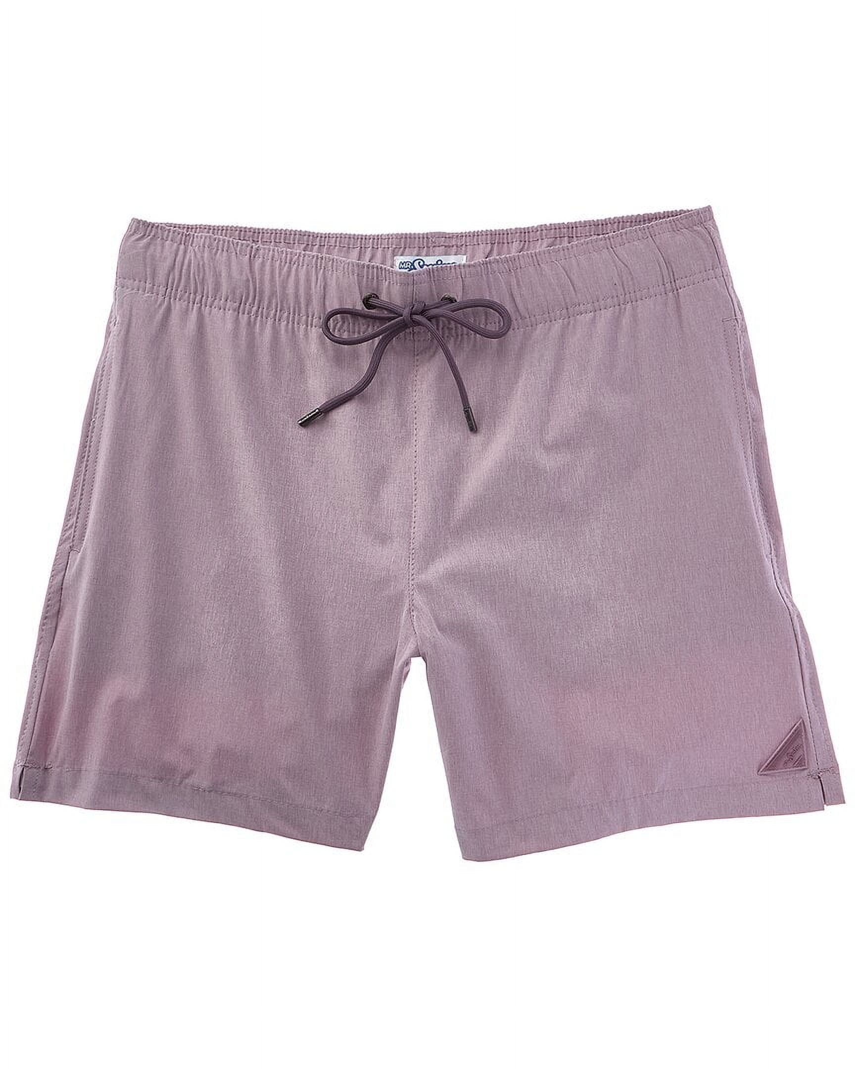 Mr. Swim mens Chambray Compression Swim Trunk, l, Red - Walmart.com