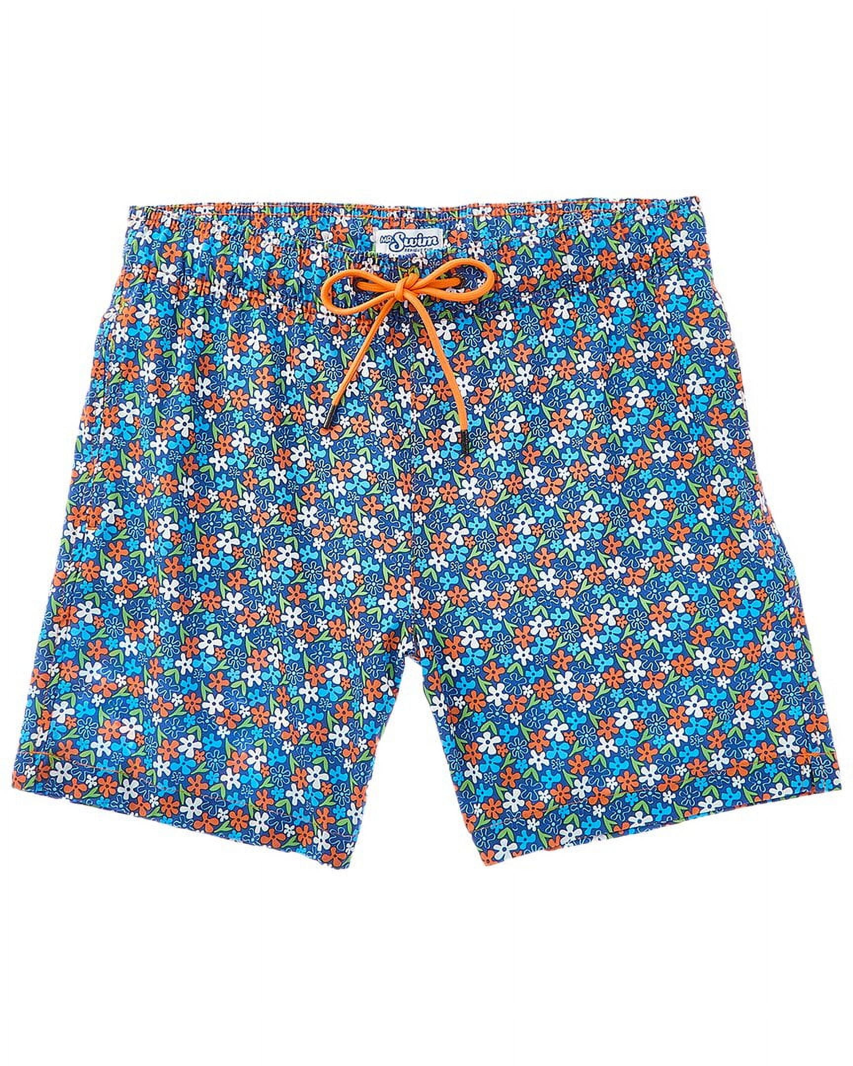 Mr.Swim mens Ditsy Floral Swim Trunk, S, Blue - Walmart.com
