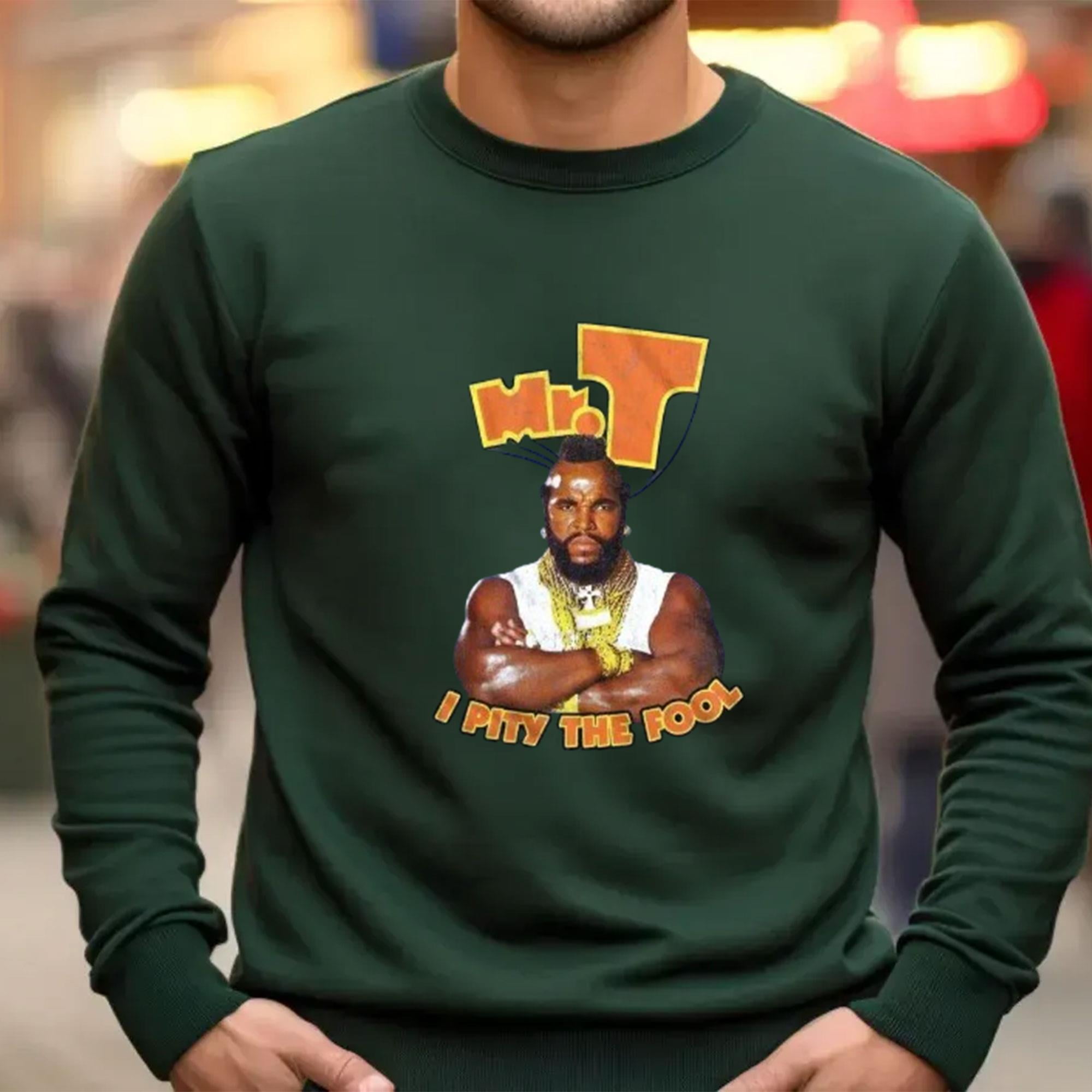 Mr T Arms-Crossed Fool Men’s T Shirt - Walmart.com