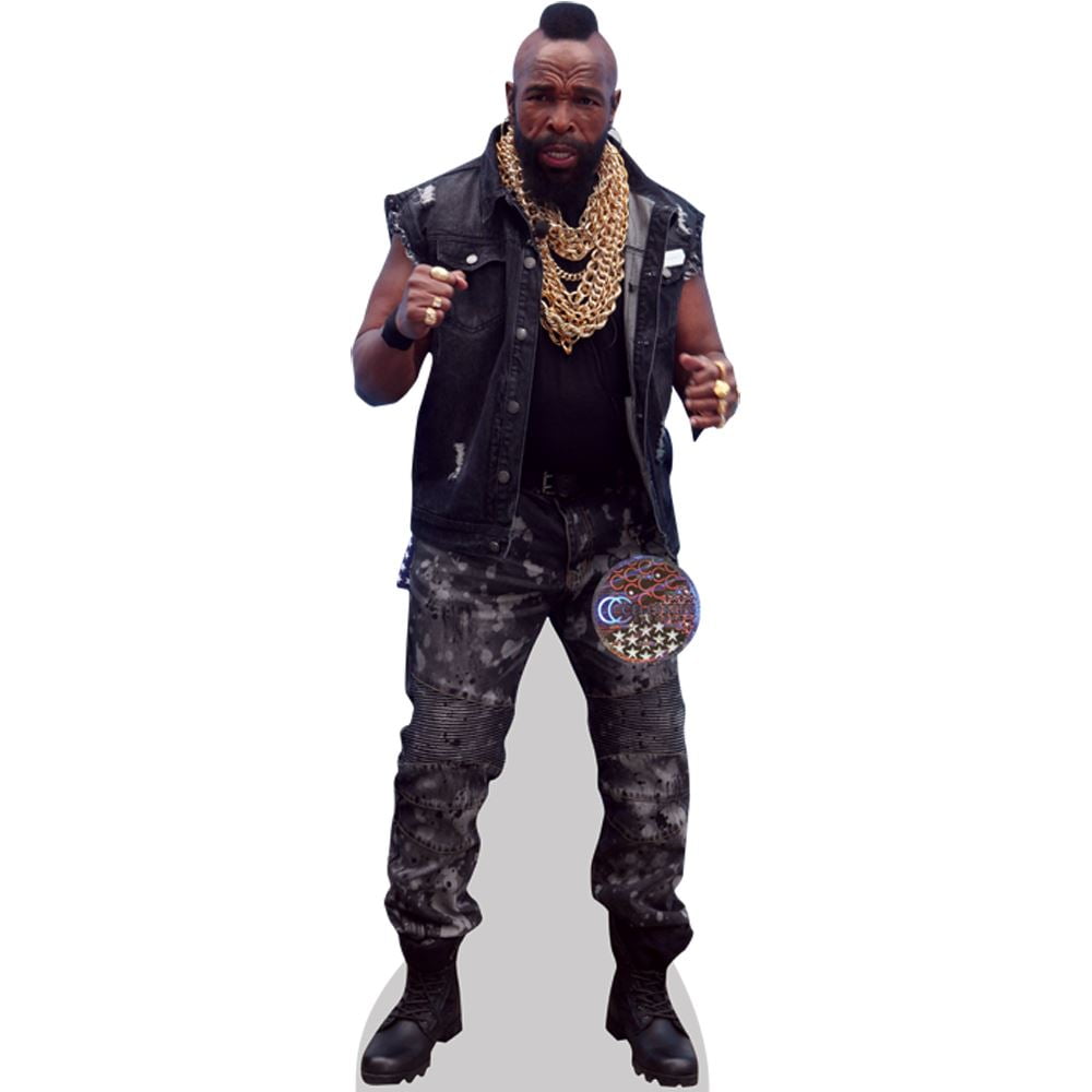 Mr T. (Chains) Mini Cardboard Cutout Standee - Walmart.com