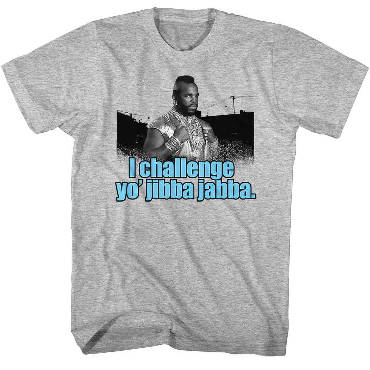 Mr. T Jibba Jabba Gray Heather Adult T-Shirt 5Xl - Walmart.com