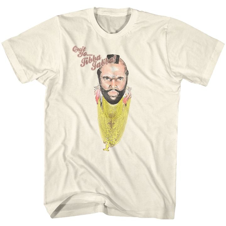 Mr. T Jibba Jabba Natural Adult T-Shirt 4Xl - Walmart.com