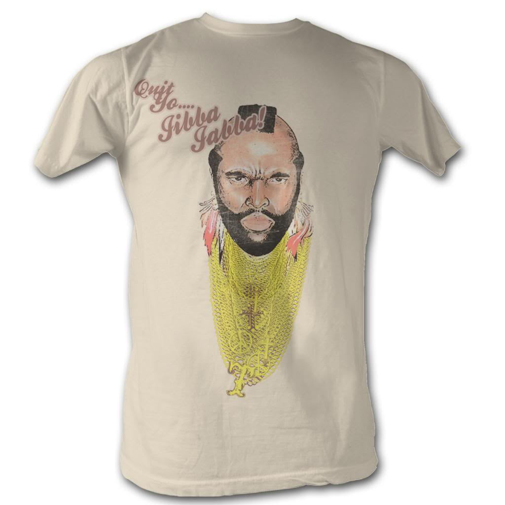 Mr. T Jibba Jabba Natural Adult T-Shirt - Walmart.com