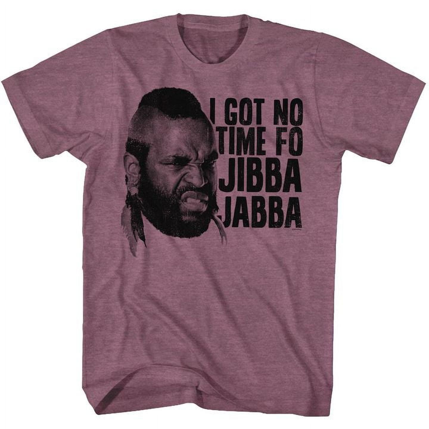 Mr. T Jibba Jabba Vintage Maroon Heather Adult T-Shirt 4Xl - Walmart.com