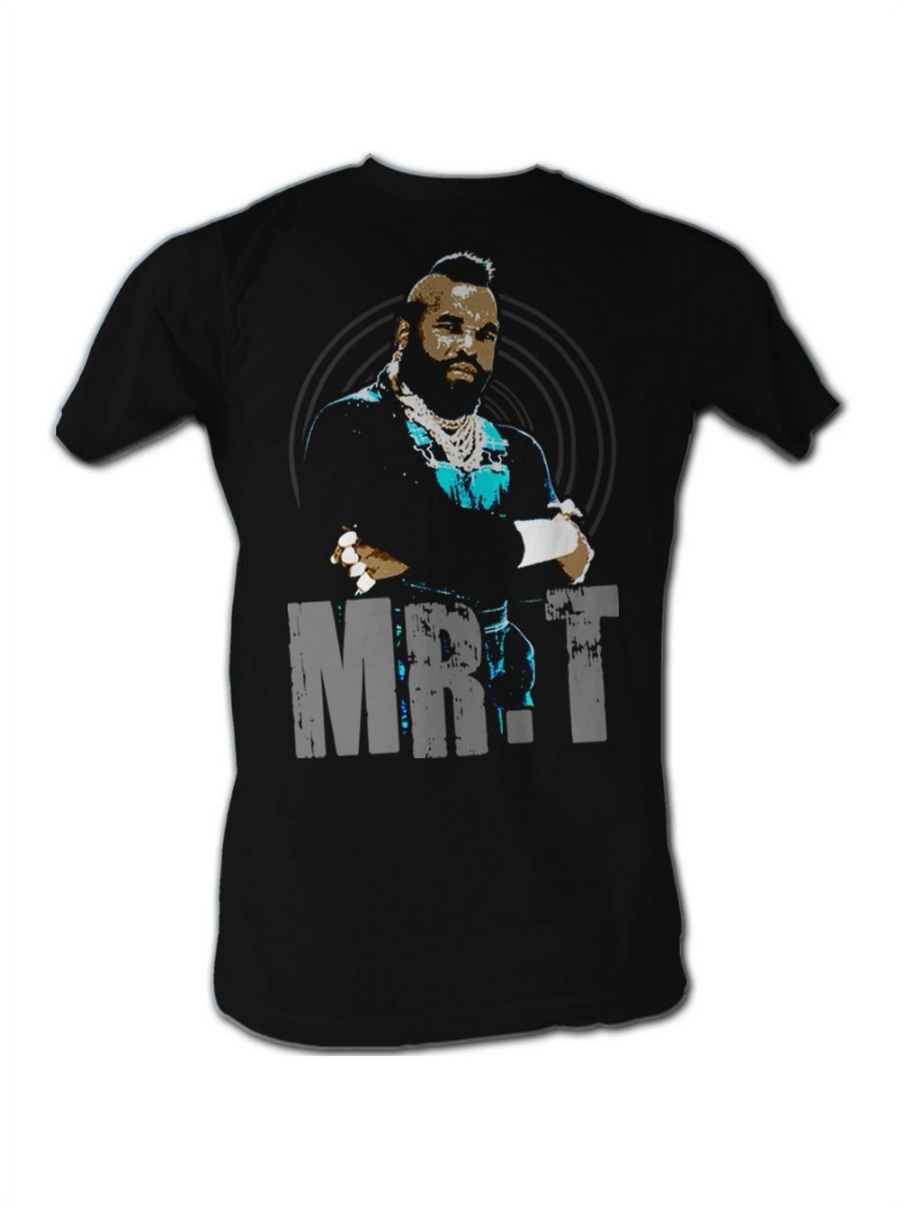 Mr. T Mr. T Black And Blue Adult T-Shirt Tee - Walmart.com