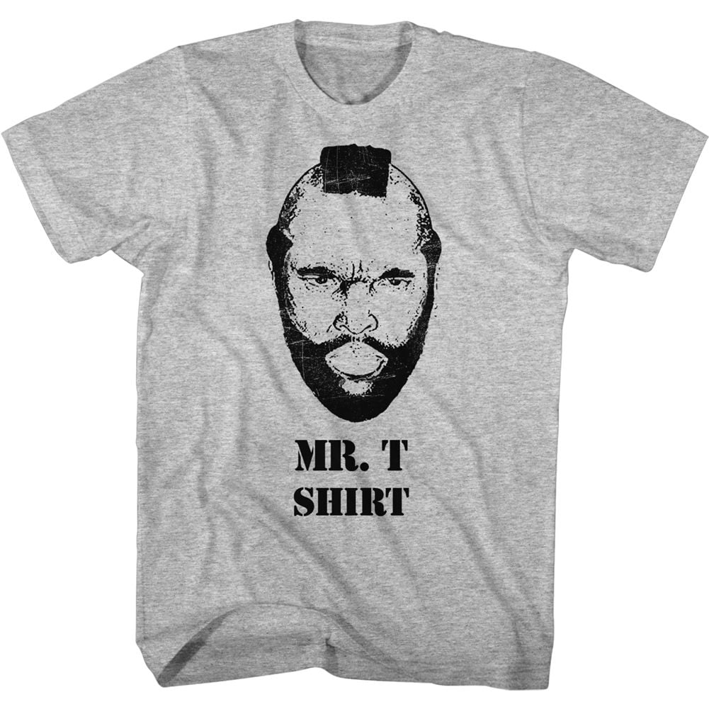 Mr. T Shirt Gray Heather Adult T-Shirt 6Xl - Walmart.com