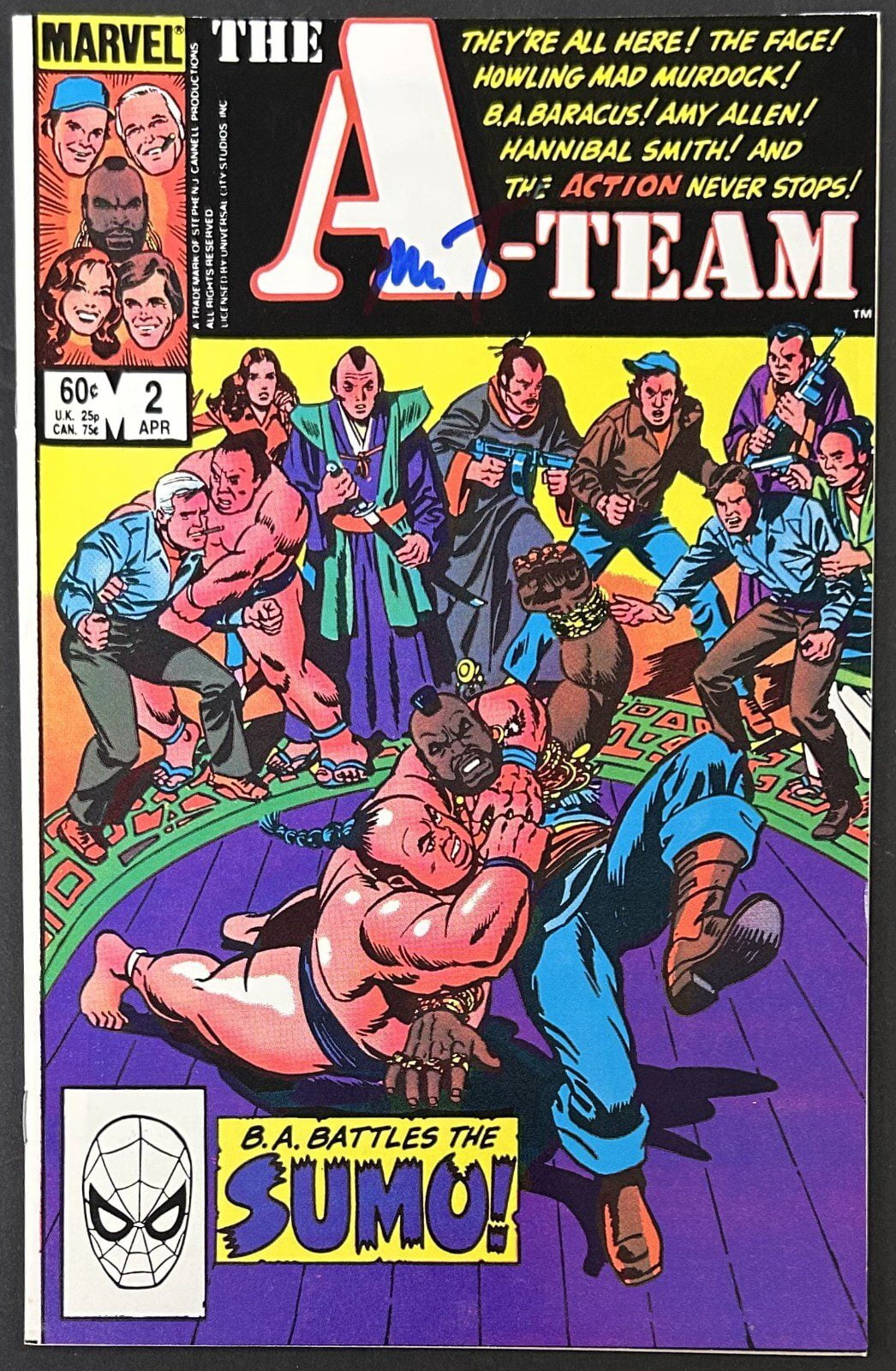 Mr. T Signed Autographed Original Marvel The A-Team Comic Book JSA ...