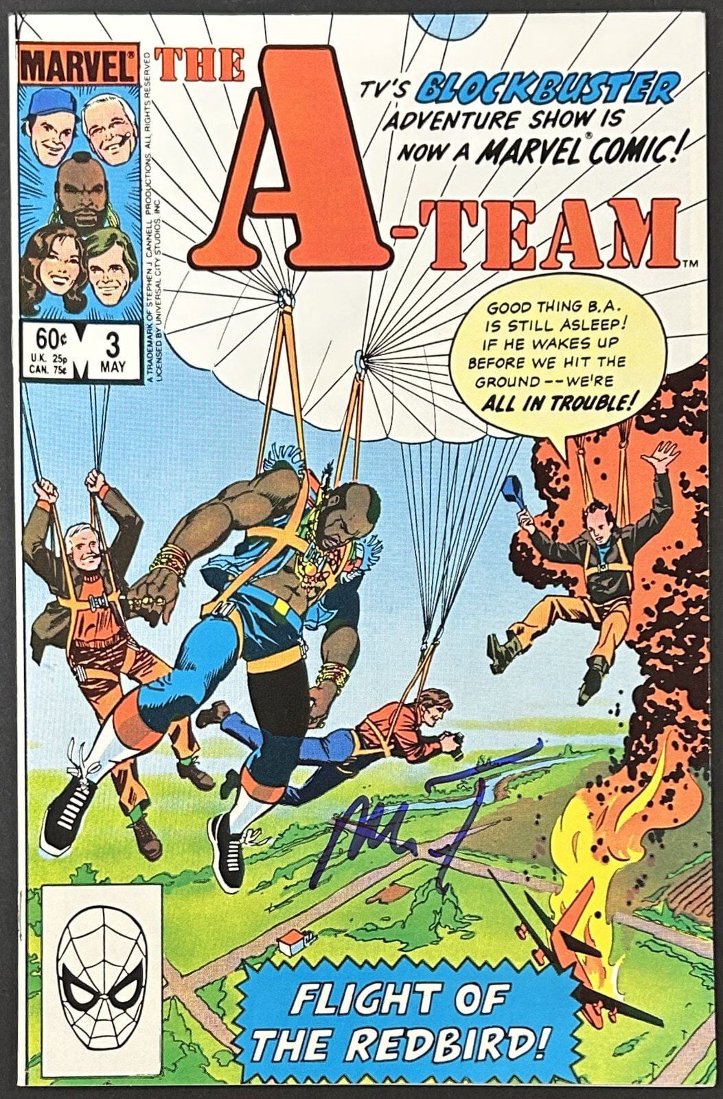 Mr. T Signed Autographed Original Marvel The A-Team Comic Book JSA ...