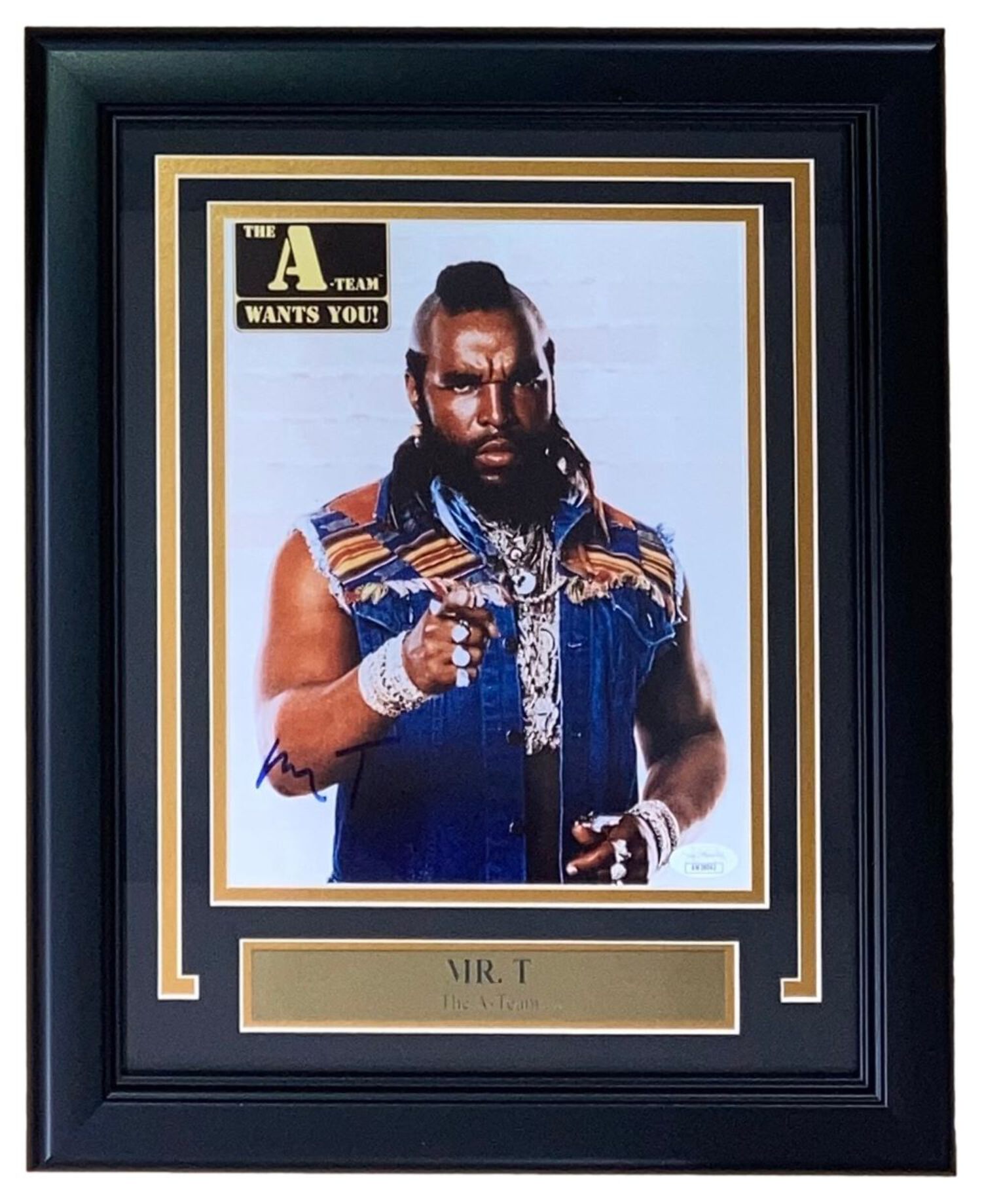 Mr T Signed Framed 8x10 BA Baracus A-Team Wants You Photo JSA - Walmart.com