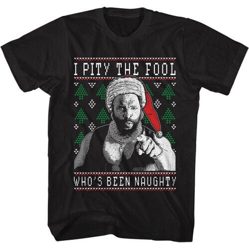 Mr. T Who's Been Naughty Black Adult T-Shirt - Walmart.com