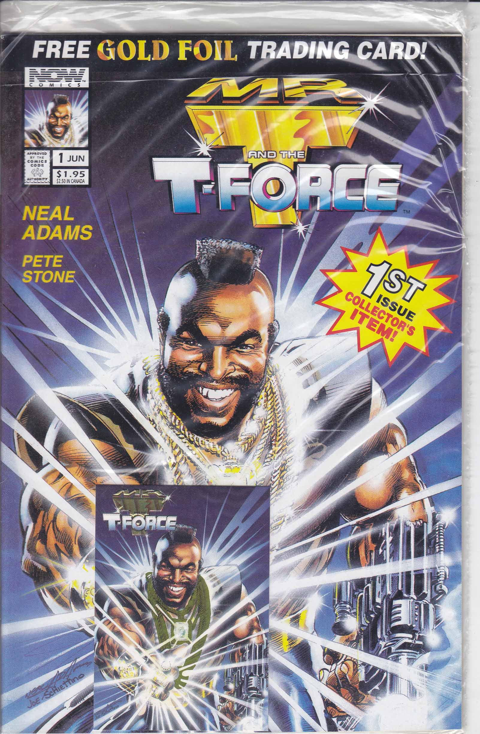 Mr. T and the T-Force #1 (with card) VF ; Now Comic Book - Walmart ...