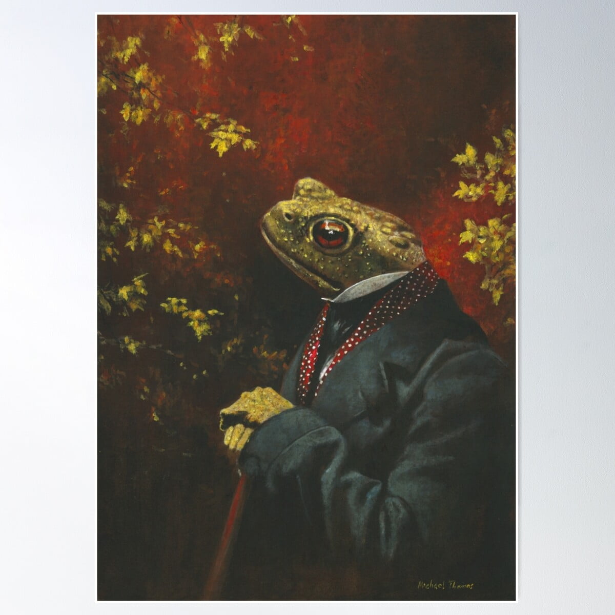 Mr Toad Poster Wall Art, Modern Wall Decor For Living Room Bedroom ...
