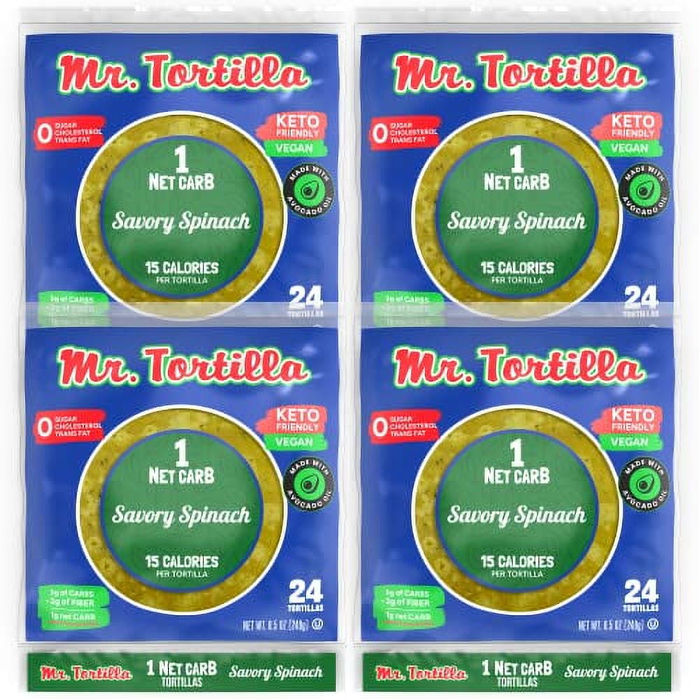 Mr. Tortilla Low Carb Keto Soft Taco Shells, Vegan Healthy Snacks ...