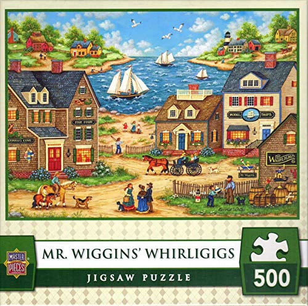 Mr. Wiggins' Whirligigs by Bonnie White 500 Piece Puzzle - Walmart.com