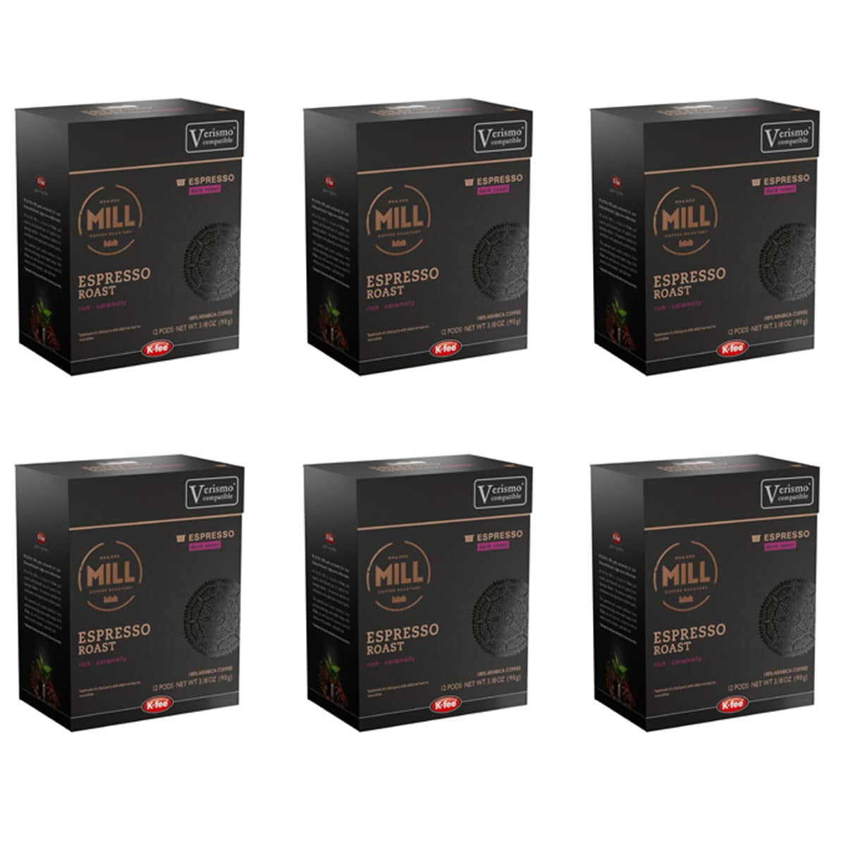Mr and Mrs Mill Dark Roast Espresso K-fee® & Starbucks® Verismo ...
