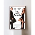 Mr and Mrs Smith Action Romance Film Art Iconic Couple Cinema Decor ...