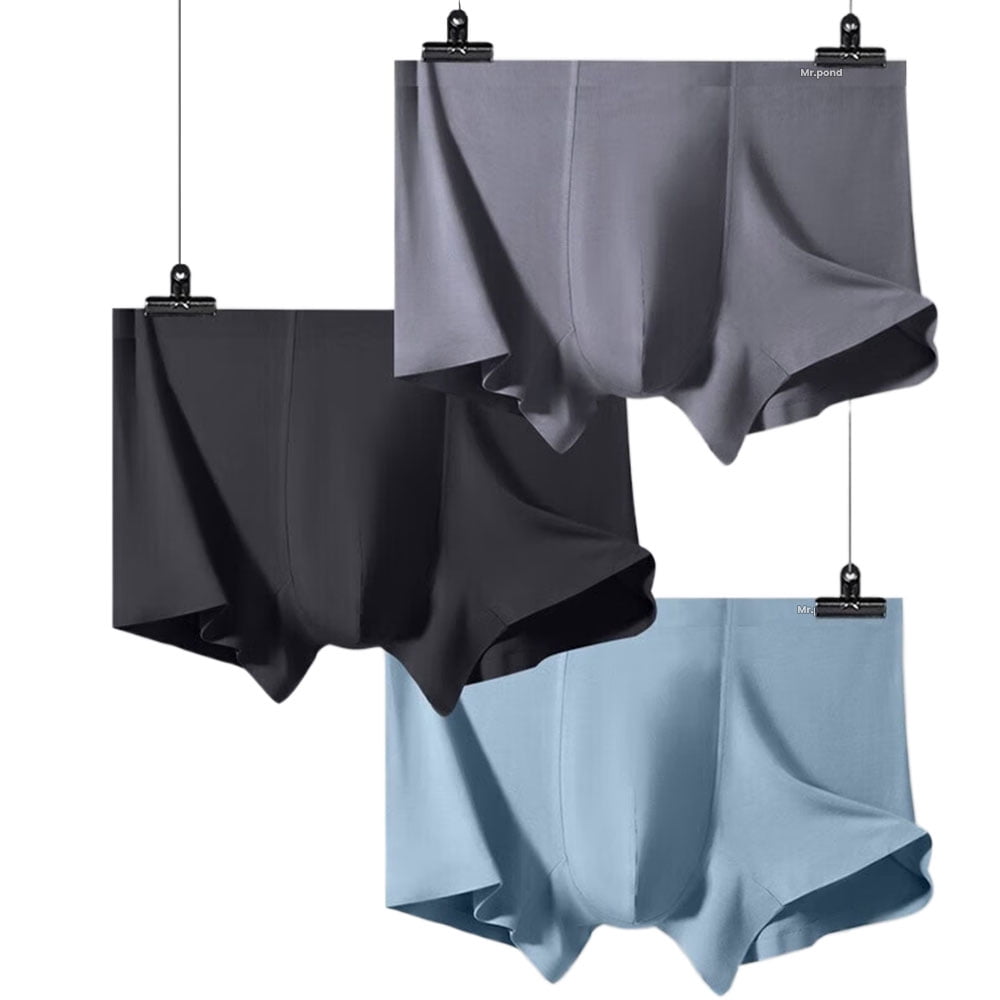 Mr.pond Men's underwear, Men's Modal Trunks - Silky Soft, Supportive Underwear with Contour ...