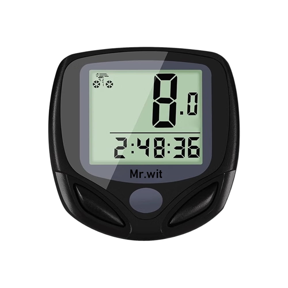 Mr.wit Bicycle speedometers, Bicycle Speedometer and Odometer Wireless Waterproof Cycle Bike ...