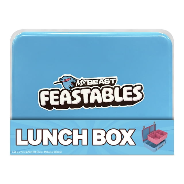MrBeast Feastables World's Coolest Collectible Lunch Box, BPA-Free ...