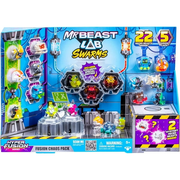 Mr. Beast Action Figures in Mr. Beast Lab - Walmart.com