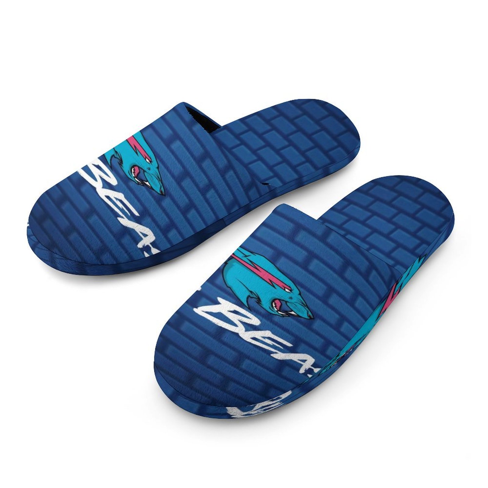 MrBeast LoGo Slippers for Mens Unisex Cozy Memory Foam Scuff Slippers ...