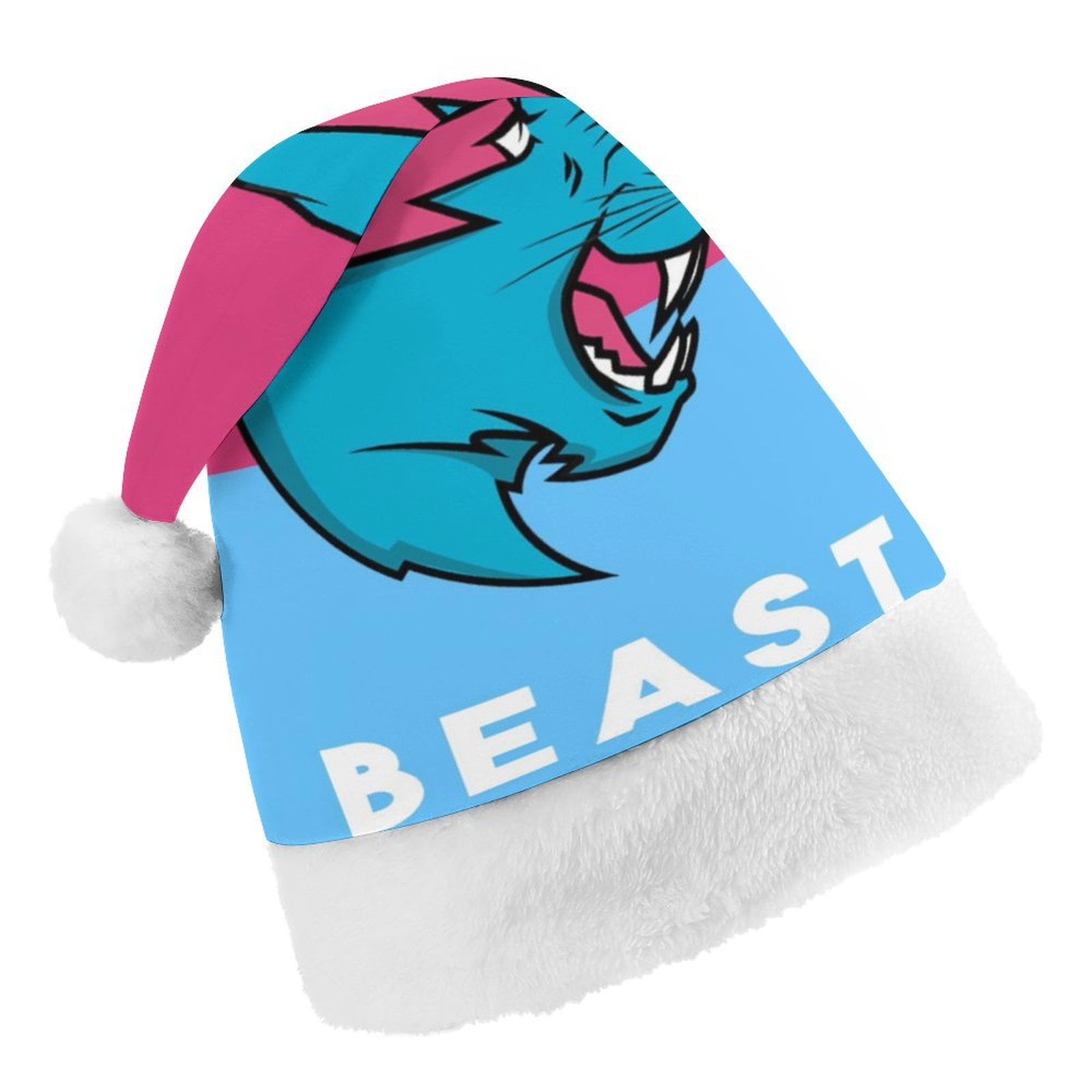 MrBeast Santa Hat for Adults,Christmas Hat,Xmas Hat,Unisex Velvet ...