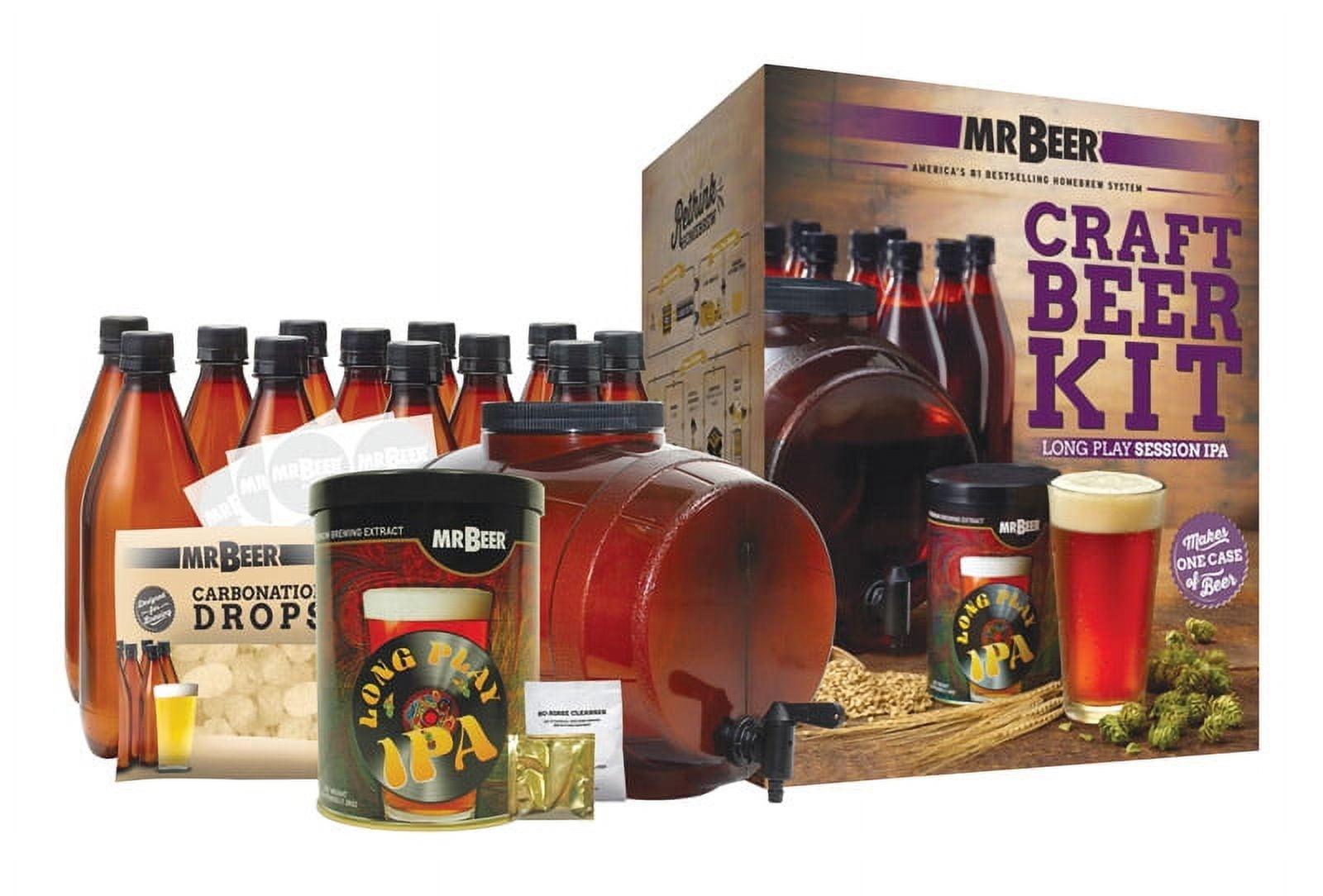 MrBeer 2 oz IPA Beer Making Kit - Walmart.com