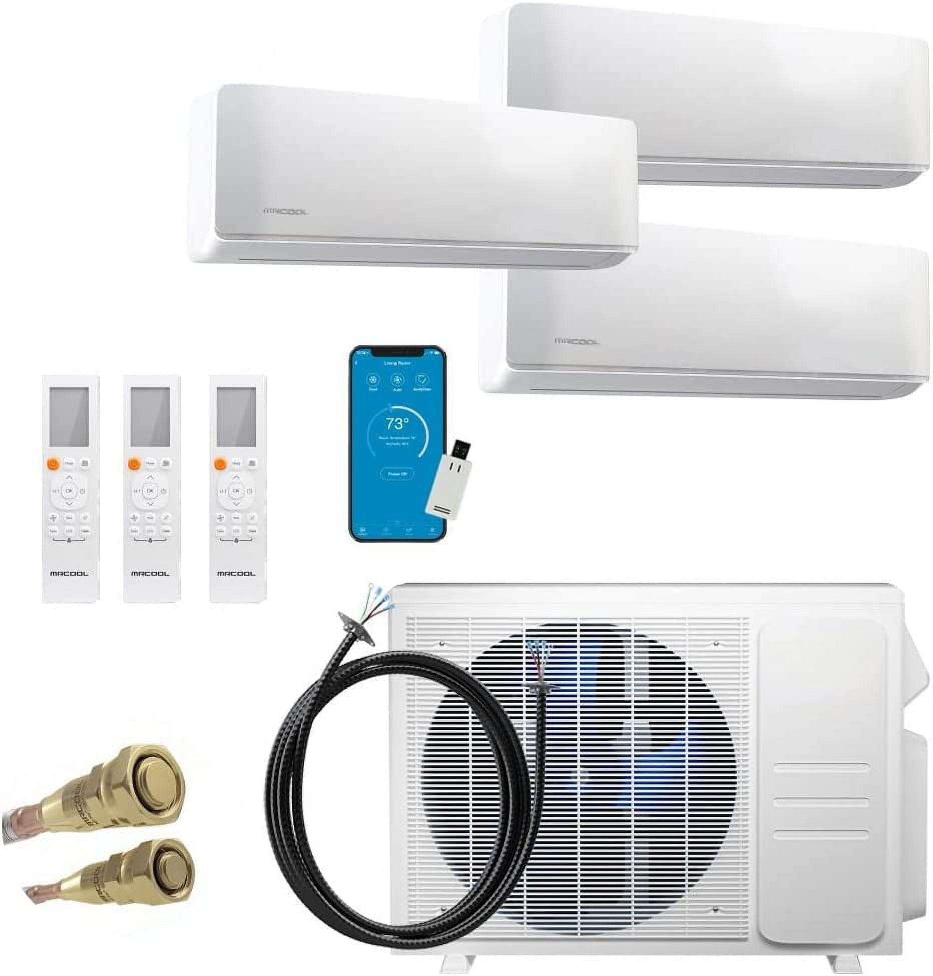 Mrcool Diy 4th Gen 36000 Btu 21 5 Doe 1800 Sq Ft Multi Zone Air
