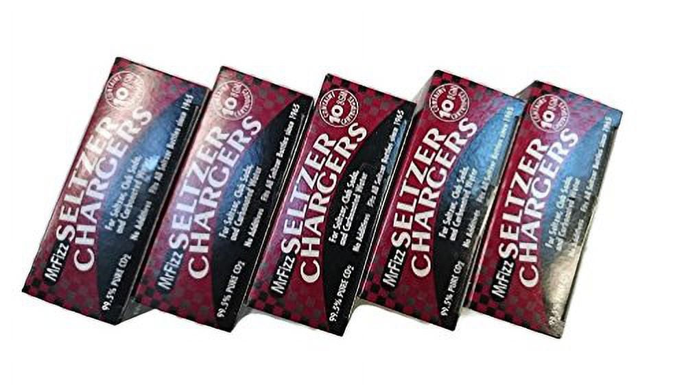 MrFizz Sod Leland Mr Fizz Seltzer 8g CO2 Charger 50PK Compatible With ...