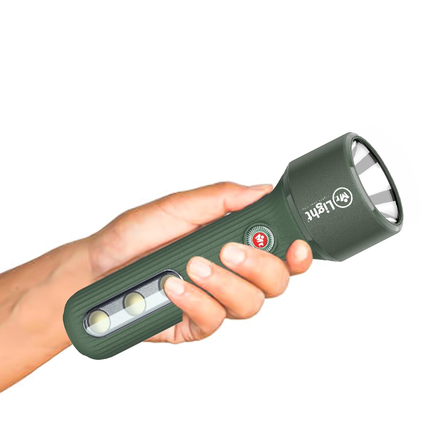 MrLight Rechargeable Cooly LED Flashlight Headlamp Sidelamp Modes ...