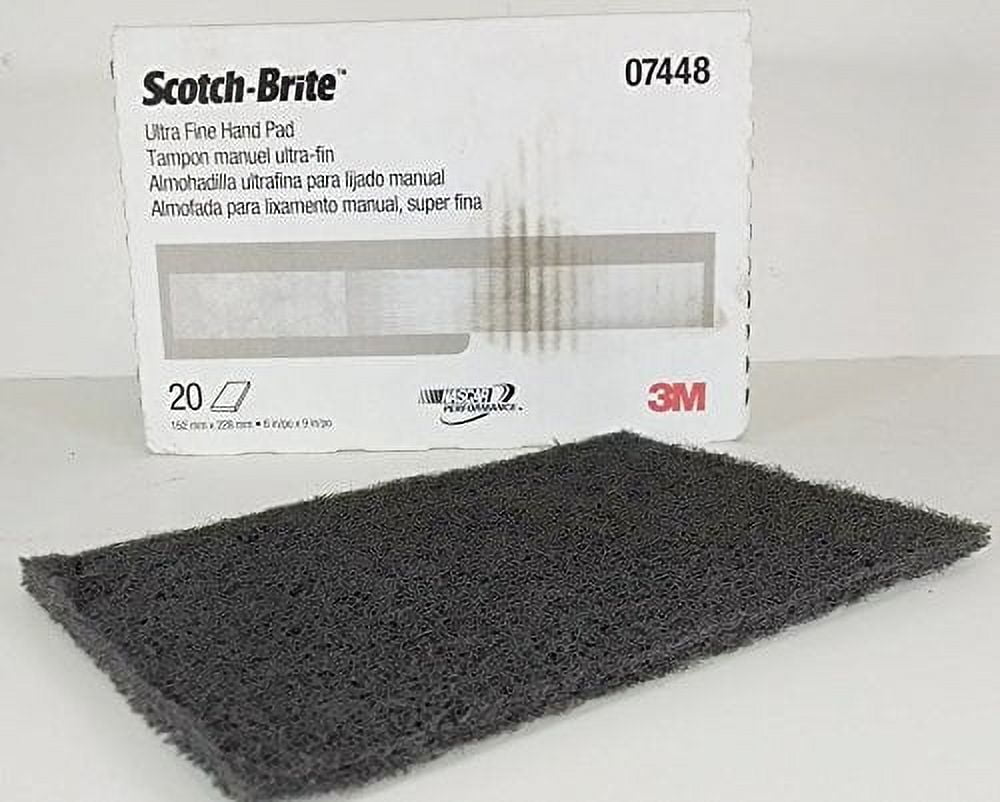 MrTailLight Lot 10 Grey 3M Scuff Pad Scotch Brite 3M Brand - Walmart.com